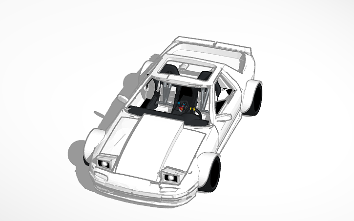 3D design Copy of 1990 Mazda RX-7 Drift package - Tinkercad