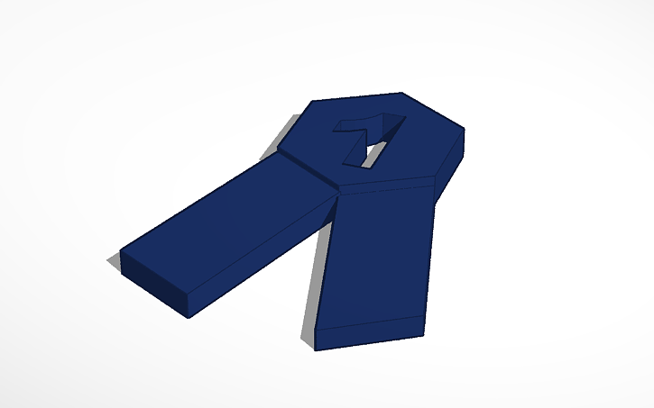 3D design Blue Ribbon - Tinkercad