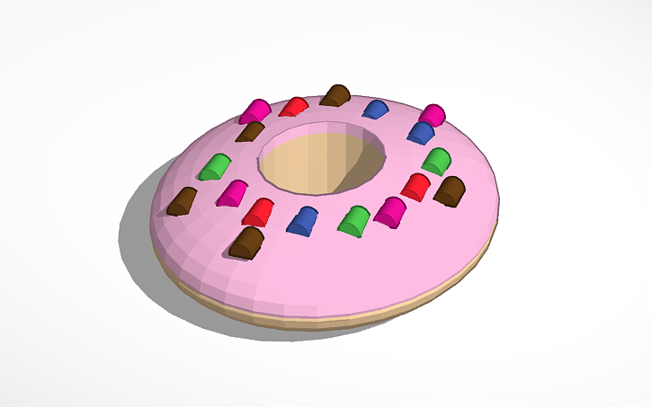 3D design Donut | Tinkercad