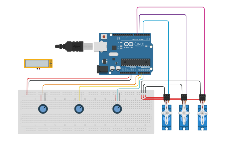 Circuit design Practical Test_Sarmiento | Tinkercad