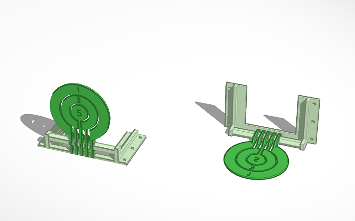3D design Knockdown Targets | Tinkercad