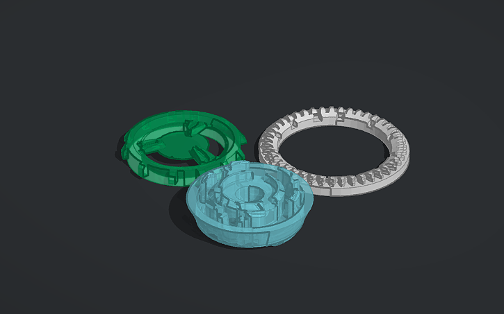 3D design gravity perseus burst - Tinkercad