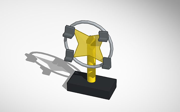 3D design Roda Gigante - Tinkercad