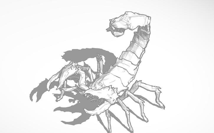 3D design Scorpion - Tinkercad