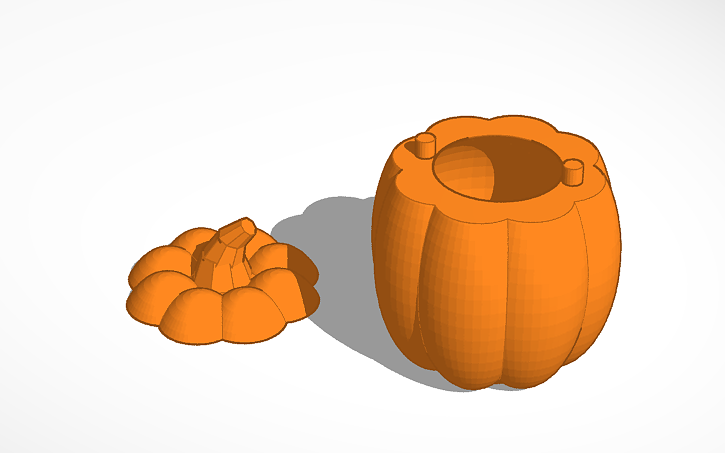 3D design Pumpkin - Tinkercad