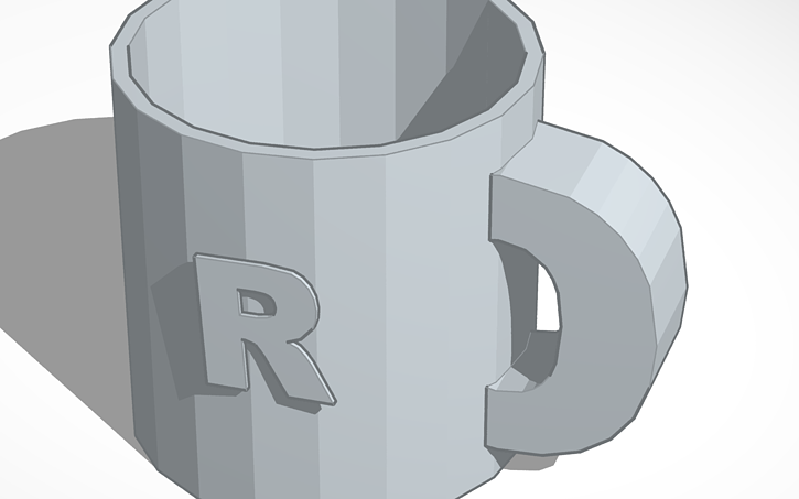 3D design cup - Tinkercad