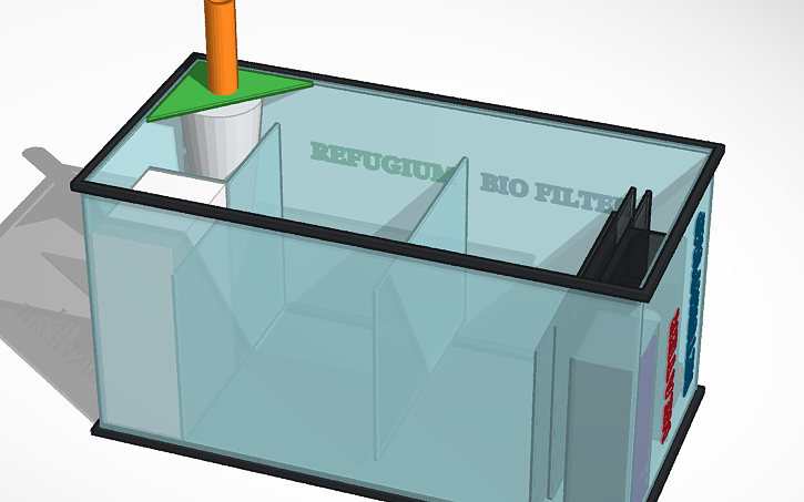 3D design 10 Gal Sump | Tinkercad