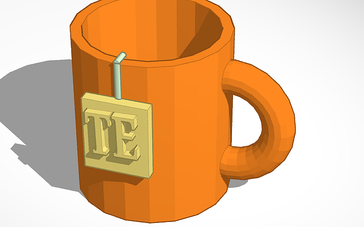 3D design taza - Tinkercad