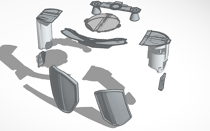 3D design Mandalorian armor - Tinkercad
