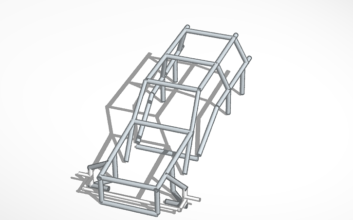 3D design Buggy Frame - Tinkercad