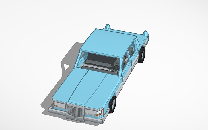 3D design 1990s Cadillac - Tinkercad