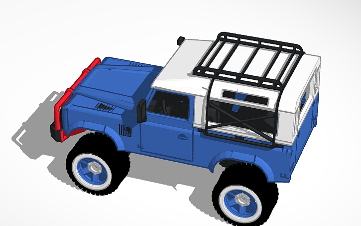 3D design land rover defender for dc design - Tinkercad