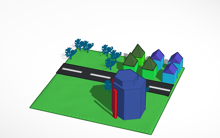 3D design smart city iyad mizar skdn | Tinkercad
