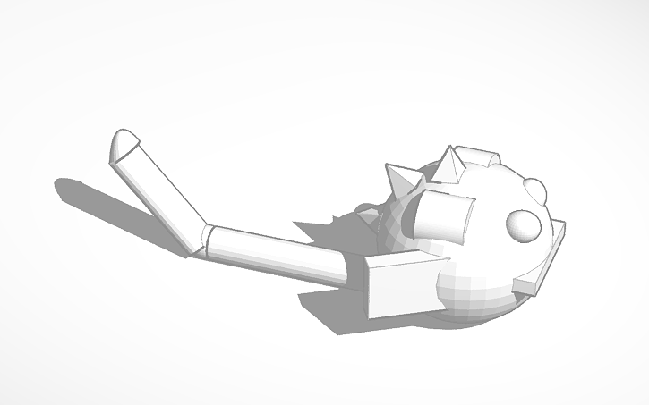 3D design panda tadpole - Tinkercad