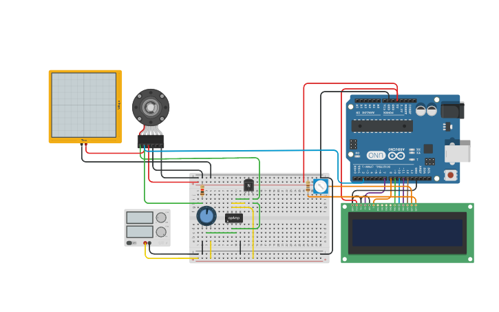 Circuit Design Dc Motor Speed Control And Measurement Tinkercad