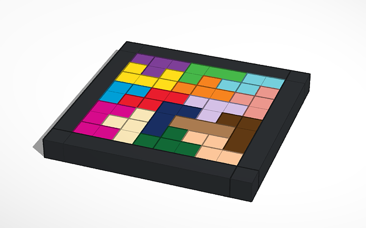 3D design puzzel Daley - Tinkercad