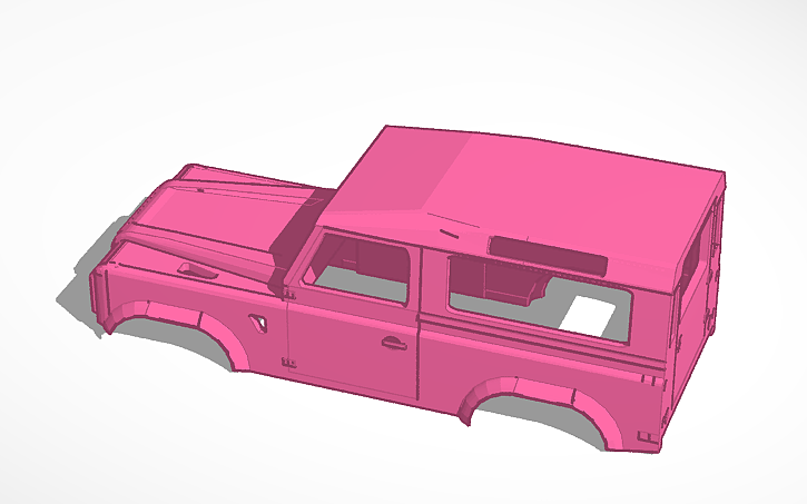 3D design Land Rover - Tinkercad