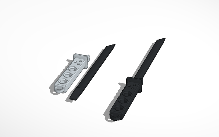 3D design knife - Tinkercad