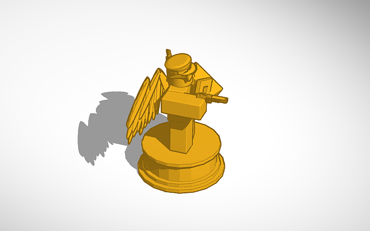 3D design Bloxy commander from roblox TDS - Tinkercad