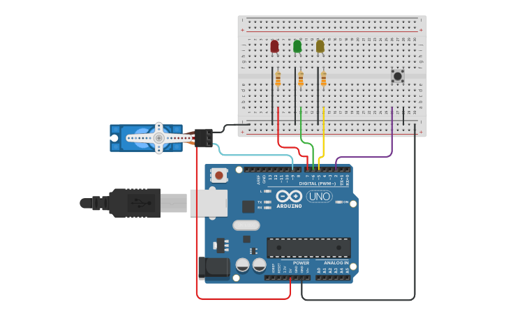 Circuit design ASCII Com | Tinkercad