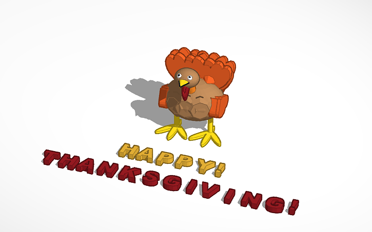 3D design #thanksgiving - Tinkercad