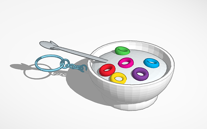 3D design Copy of Keychain - Tinkercad