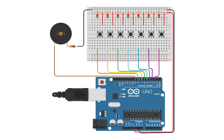 Circuit design PS1- DIFF DEMONS - Tinkercad