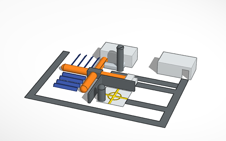 3D design Mars Base - Tinkercad