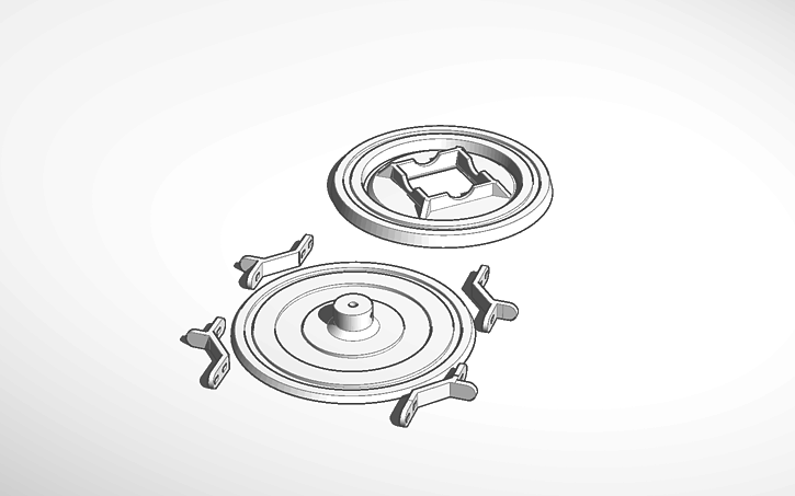 3D design 3D scanner turntable | Tinkercad