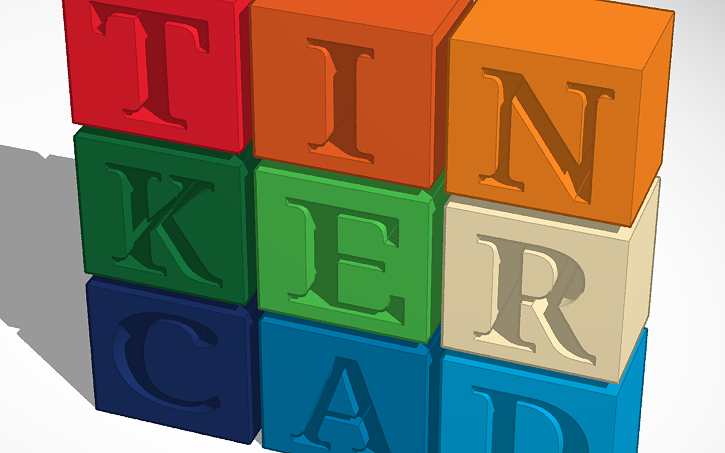 3D design LOGO TINKERCAD - Tinkercad