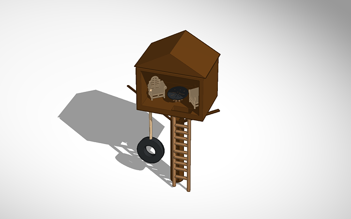 3D design Treehouse - Tinkercad