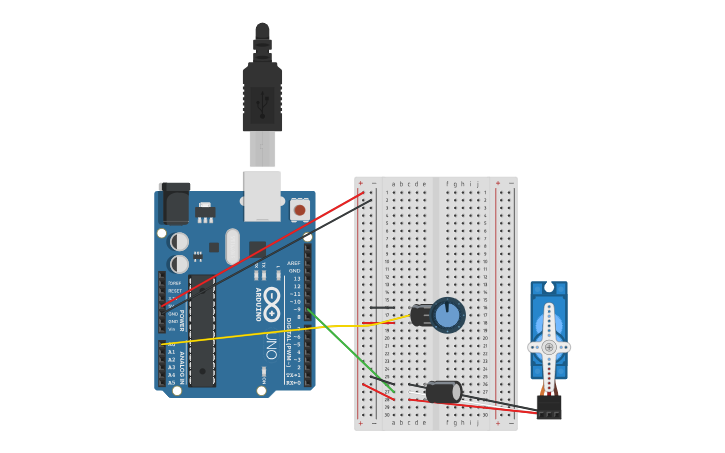 Circuit design Mood Cue - Tinkercad
