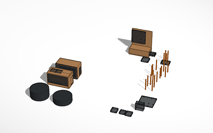 3D design Noah's PC Case (ongreveer klaar) | Tinkercad