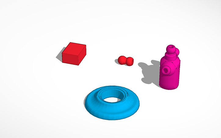 3D design Beer Tap Collar - Tinkercad