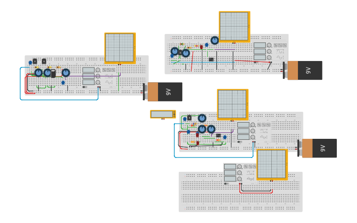 Circuit design Overdrive Chip Test - Tinkercad