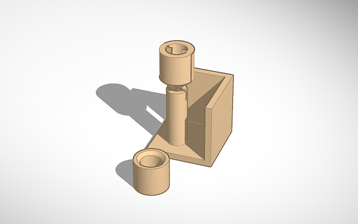 3D design A2000 Front Bezel Screw Post Repair - Tinkercad