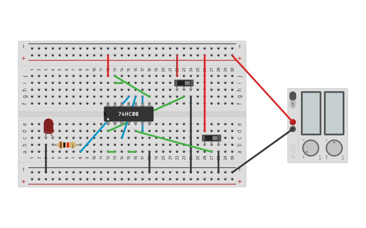 Circuit Design Nand As Nor Tinkercad