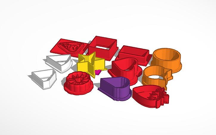 3D design Cookie cutters - Tinkercad