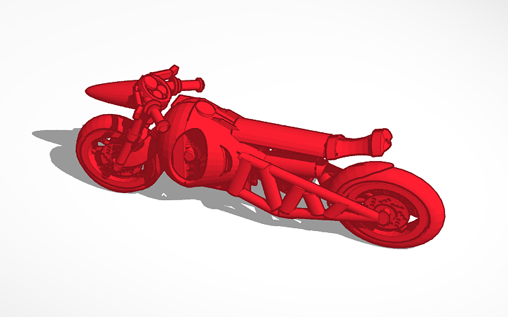 3d Design Custom Road Motorbike Tinkercad