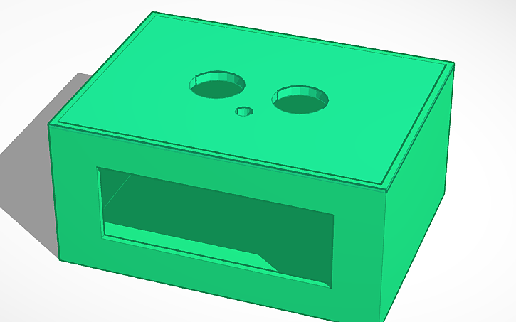 3D design caja - Tinkercad