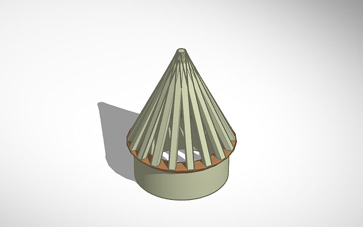 3D design leaf catcher 2 - Tinkercad