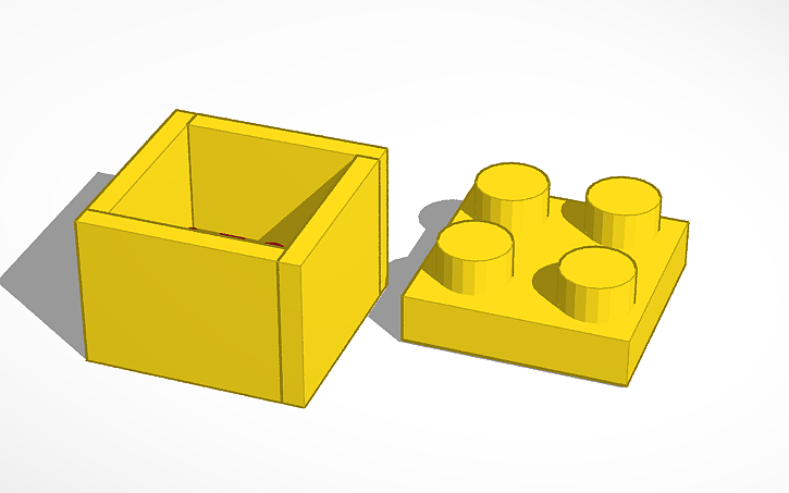 3D design LEGO block | Tinkercad
