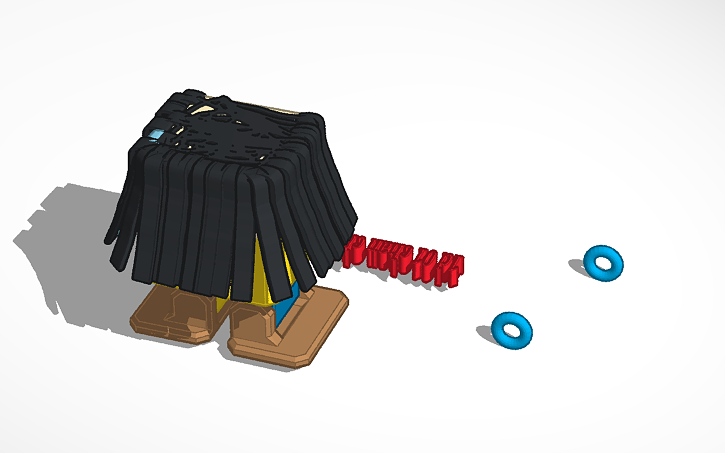 3D design otto robot 1d01 - Tinkercad