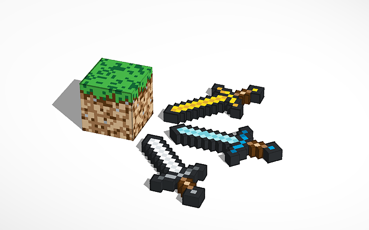 3D design Minecraft - Tinkercad