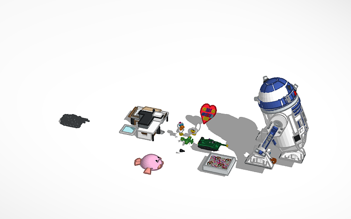 3D design minecraft Chicken | Tinkercad