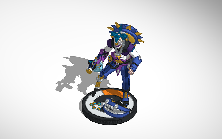 3D design Jester Junkrat (UPDATED COMPLETE) | Tinkercad