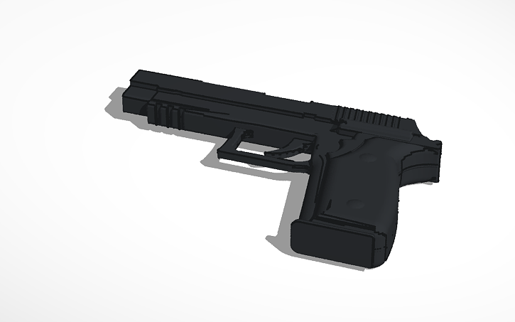 3D design Handgun | Tinkercad