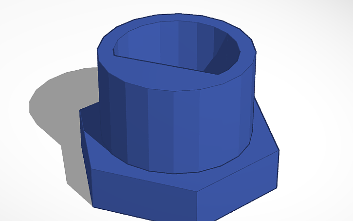 3D design GT3B 12mm hex adapter - Tinkercad