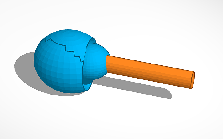 3D design Ball and socket joint - Tinkercad