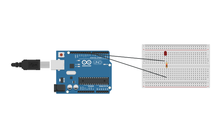 Circuit Design Arduino Blinker Circuit Tinkercad